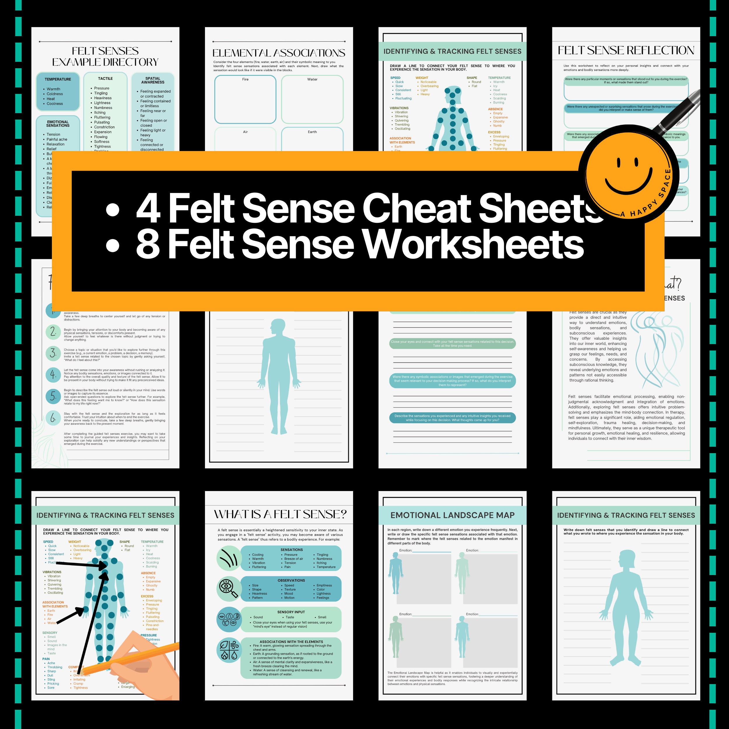 Identifying Felt Senses Somatic Exercise Therapists PTSD Sensory ...