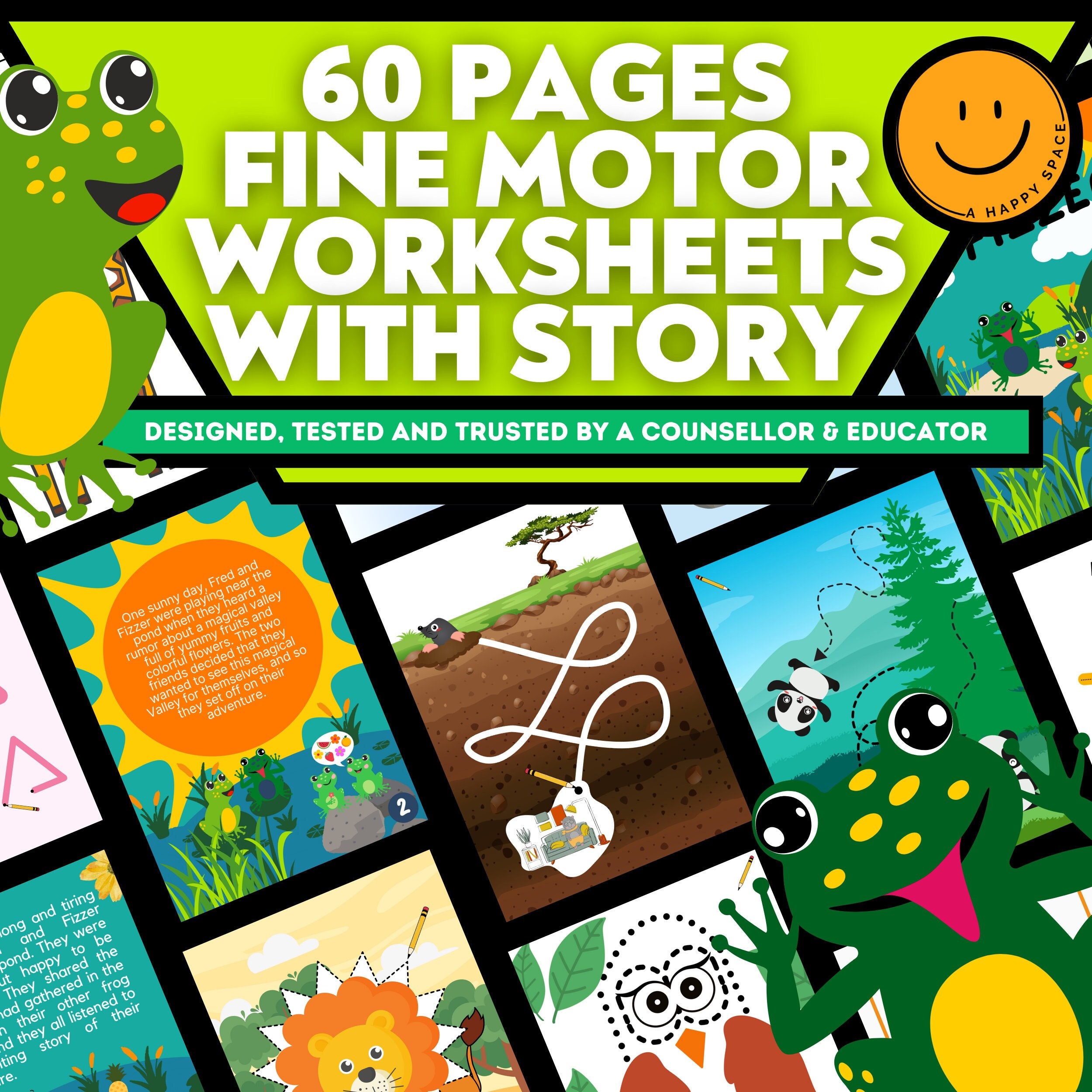 Prewriting Worksheets Fine Motor Skills Child Development Resource ...