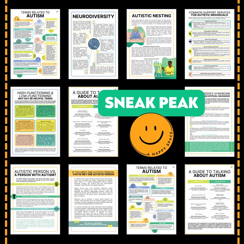 Autism Language Guide Vocab Terms Masking Neurodiversity Special ...