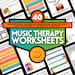 Music Therapy Resource Bundle for Therapists Worksheets Session Ideas ...