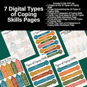 10 Types of Coping Skills for Therapists Tools Therapy Emotional ...