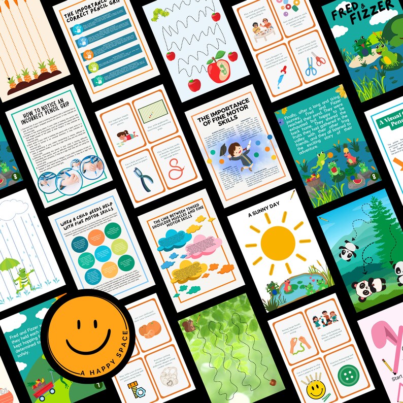 Prewriting Worksheets Fine Motor Skills Child Development Resource ...