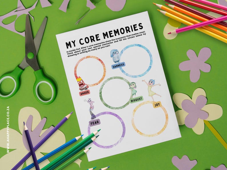 Inside Out 2 Worksheets PDF, Emotional Regulation Printable SEL and ...