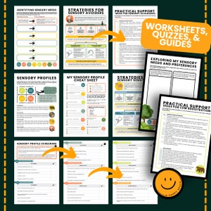 Sensory Profiles Quadrant Assessment Quiz Seeker Avoider Autism ADHD ...