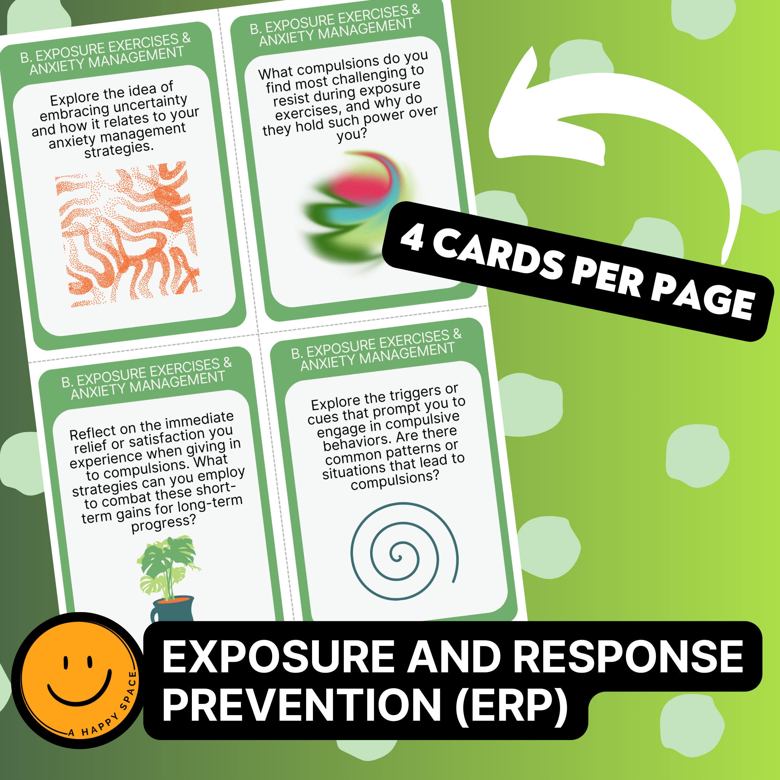 Exposure and Response Prevention Therapy Journal Prompts Teens - Etsy