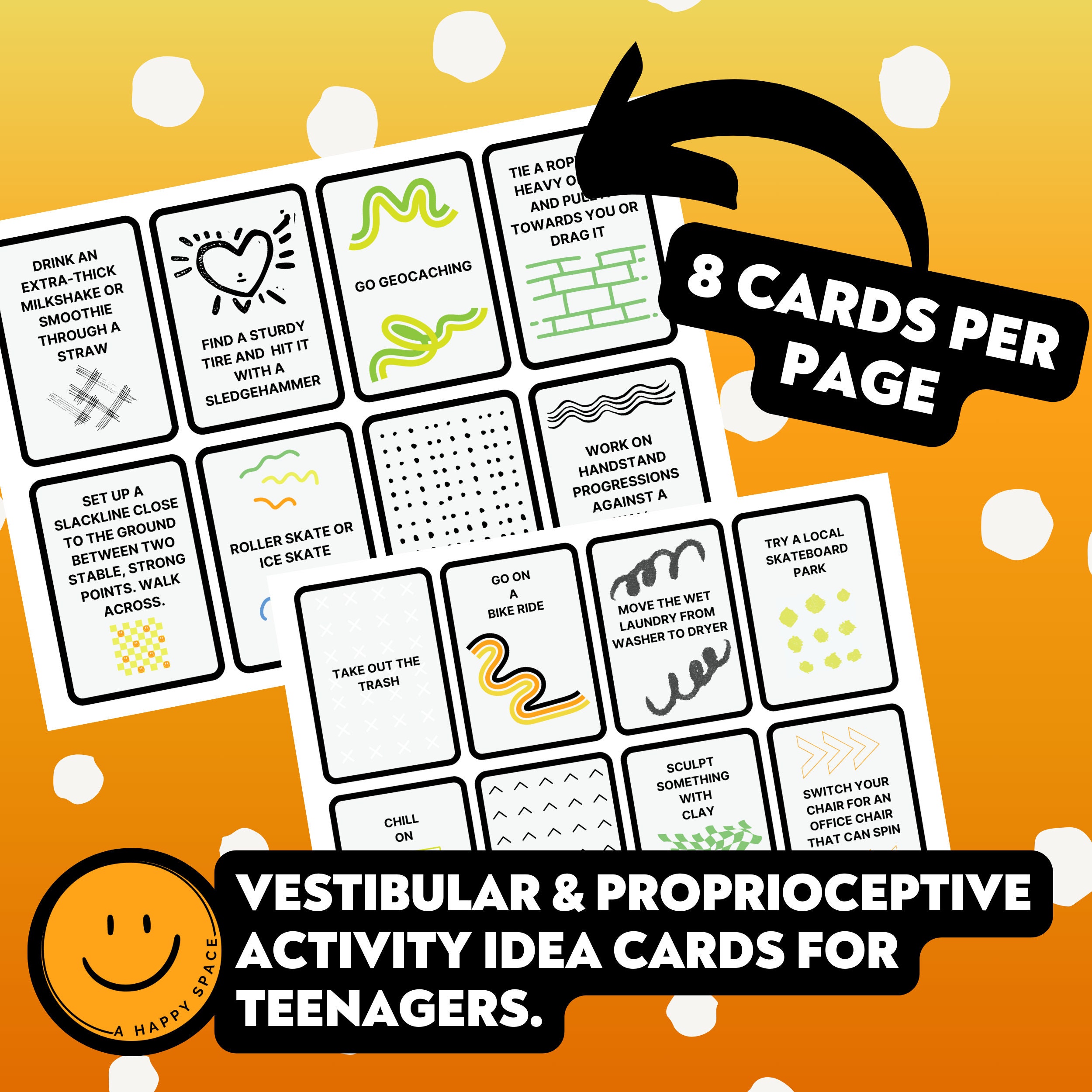 Proprioception & Vestibular Sensory Diet Processing Disorder Activity ...