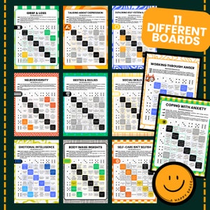 School Counseling Dice Game Teens Tweens Group Therapy Coping Skill ...