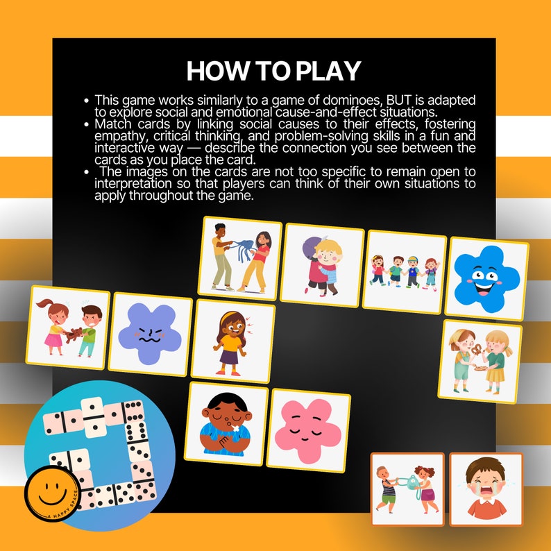 Cause and Effect Game Kids Executive Functioning ASC ASD Emotional ...