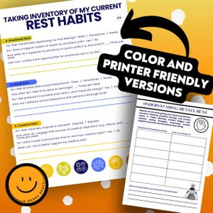 7 Types of Rest Burnout Prevention Recovery ADHD Autistic Quiz ...