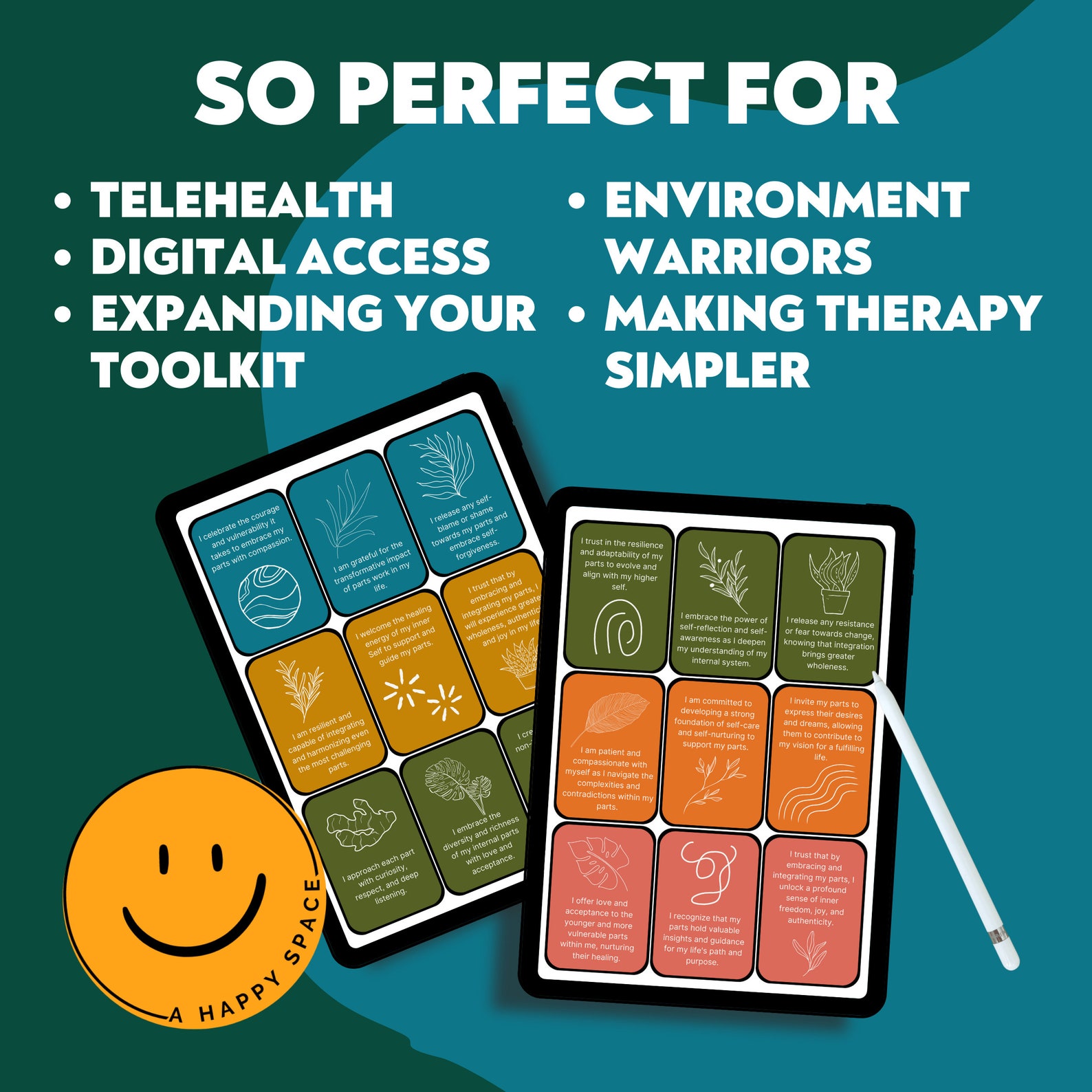 IFS Affirmation Cards, Parts Work Worksheets, Internal Family Systems ...