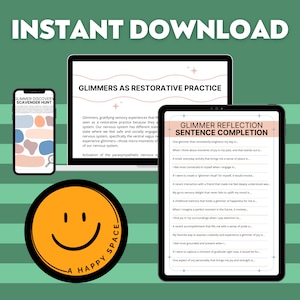 Glimmers Triggers Worksheets Journaling Cards Polyvagal Deb Dana ...