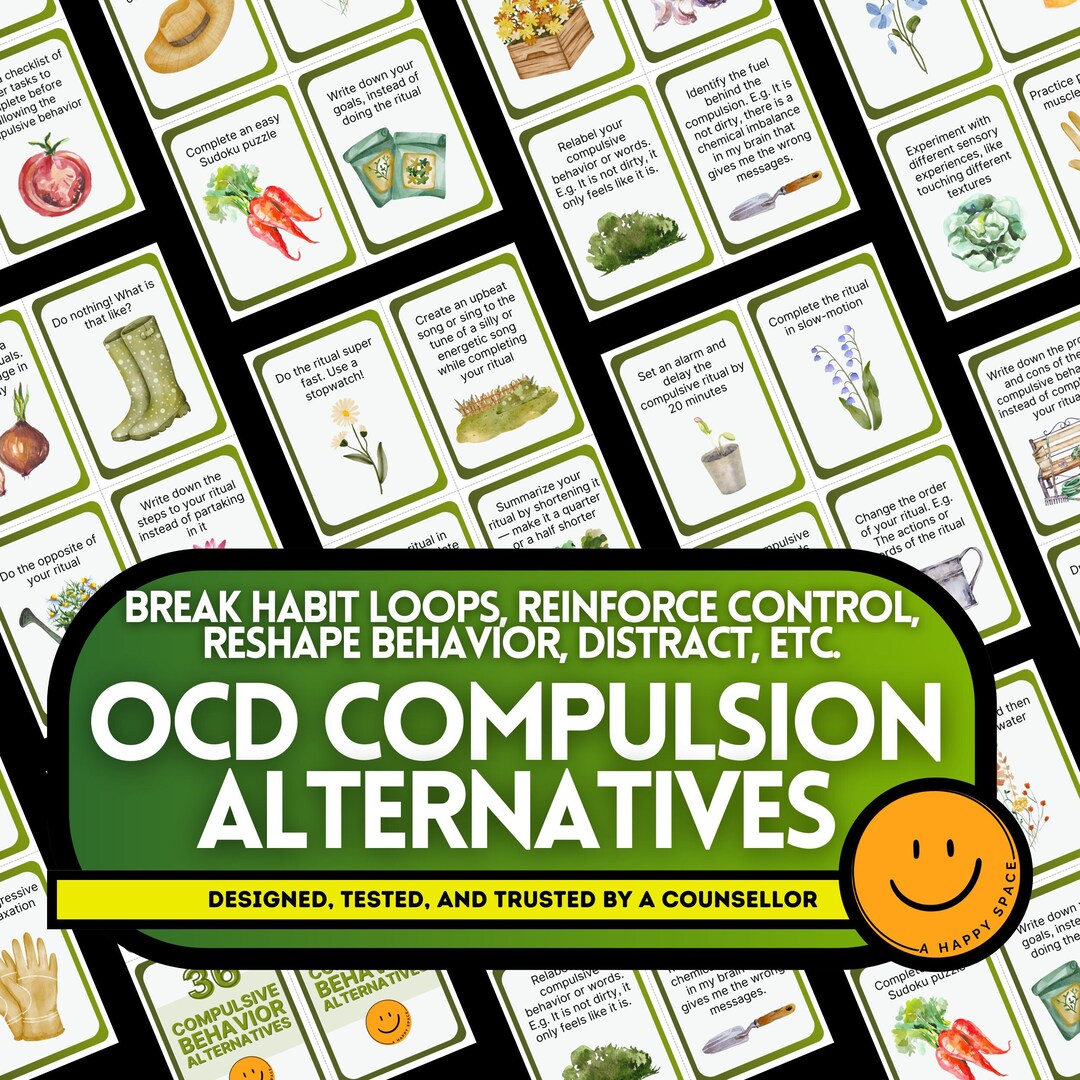 Obsessive Compulsive Disorder OCD Ritual Alternative Anxiety Habit Loop ...
