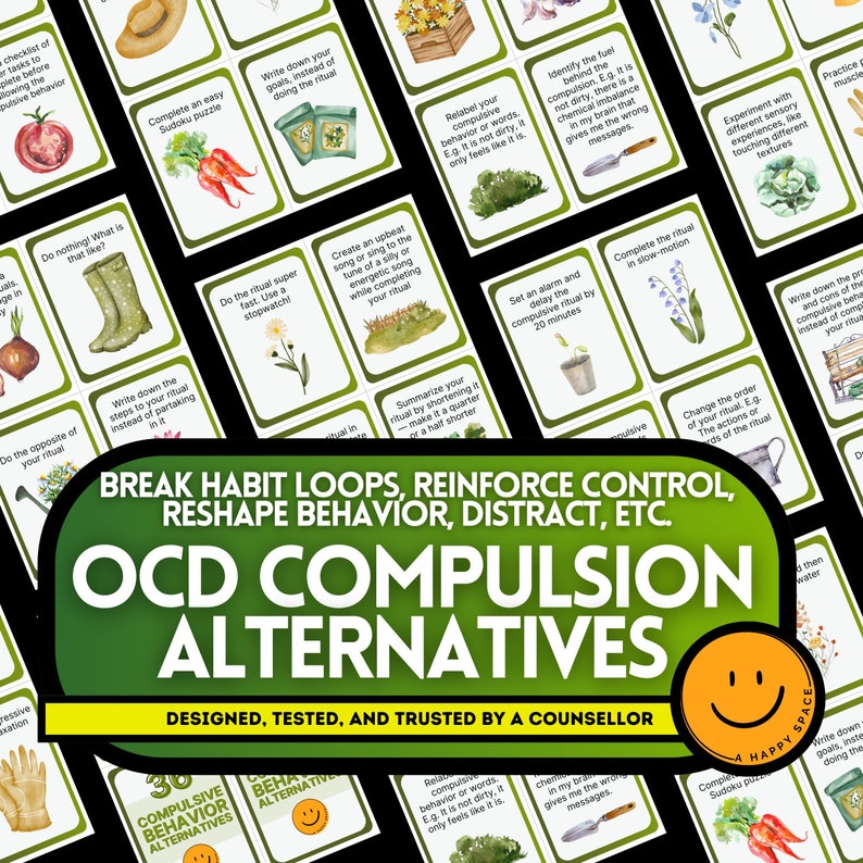 Obsessive Compulsive Disorder OCD Ritual Alternative Anxiety Habit Loop ...