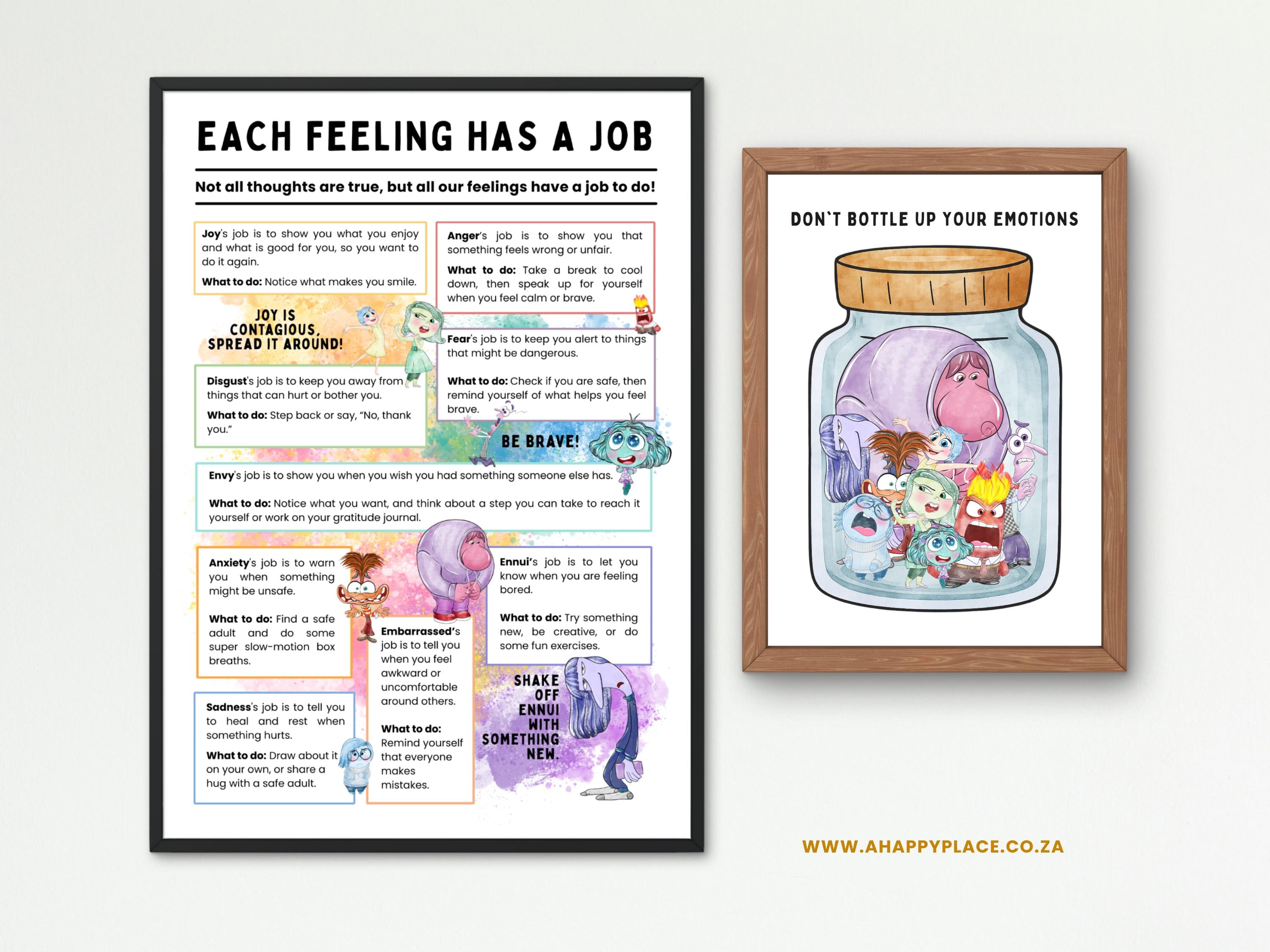 Inside Out 2 Poster PNG, Printable Positive Affirmations for Kids, Calm ...