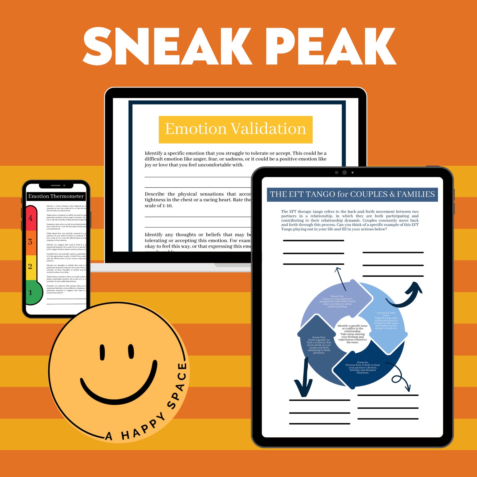 Emotion Focused Therapy EFT EFIT Worksheets Techniques Emotional ...