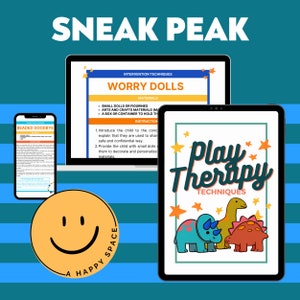 Play Therapy Guided Techniques for Therapists Child School Counselor ...