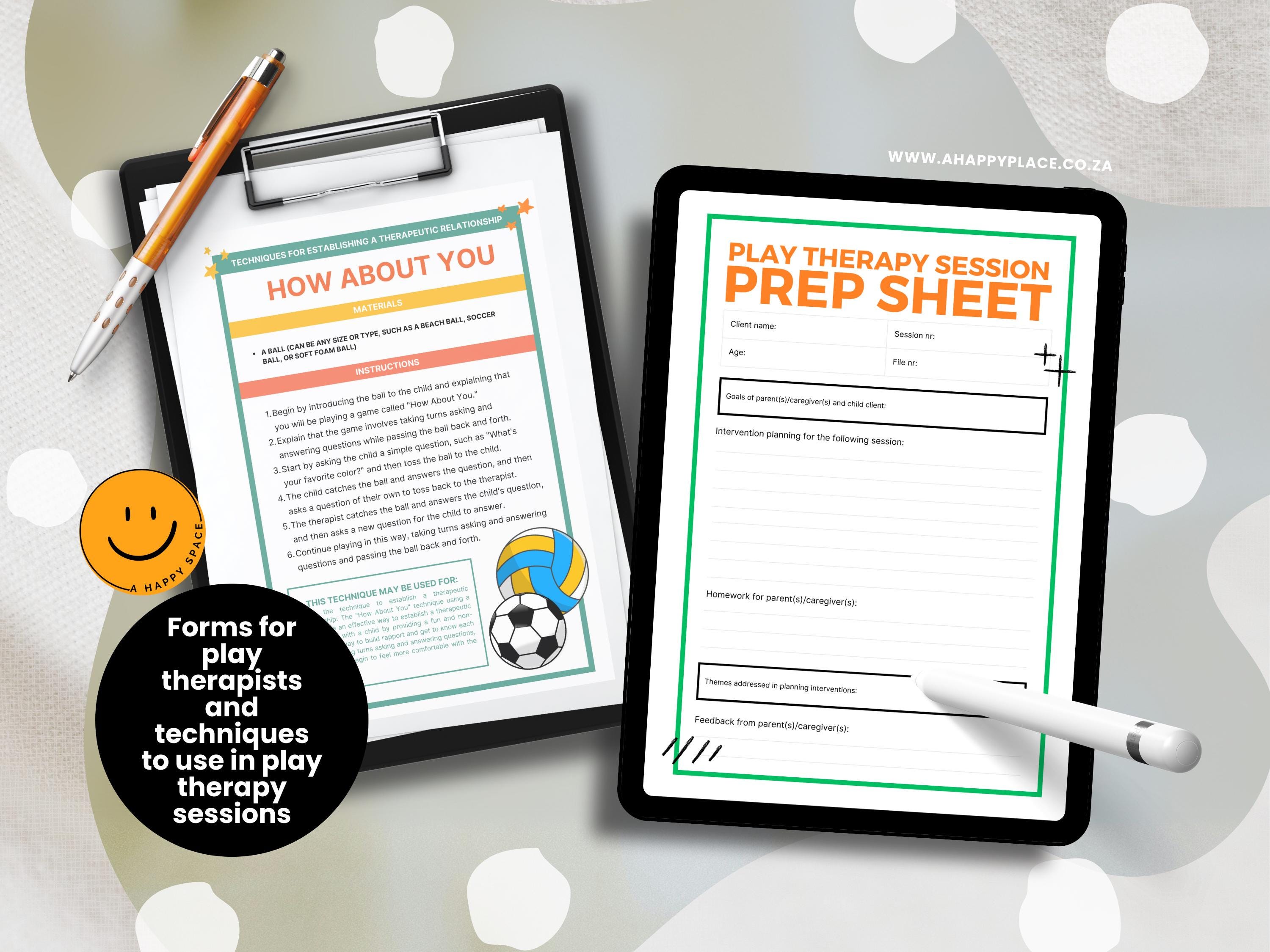 Play Therapy Resource Bundle for Therapists Child School Counselor ...