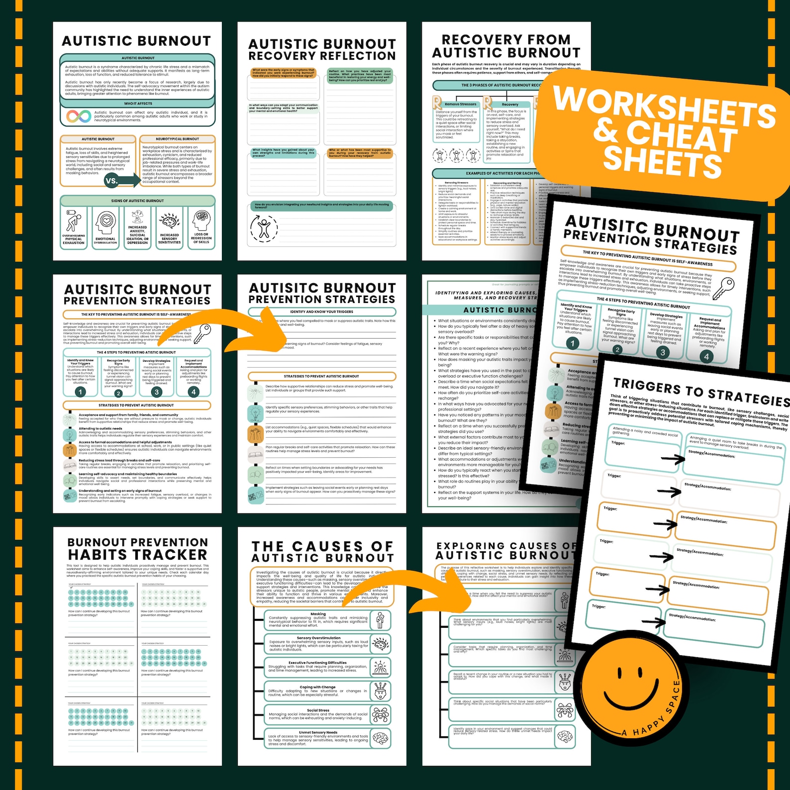 Autism Actually Autistic Burnout Workbook Neurodiversity-affirming ...