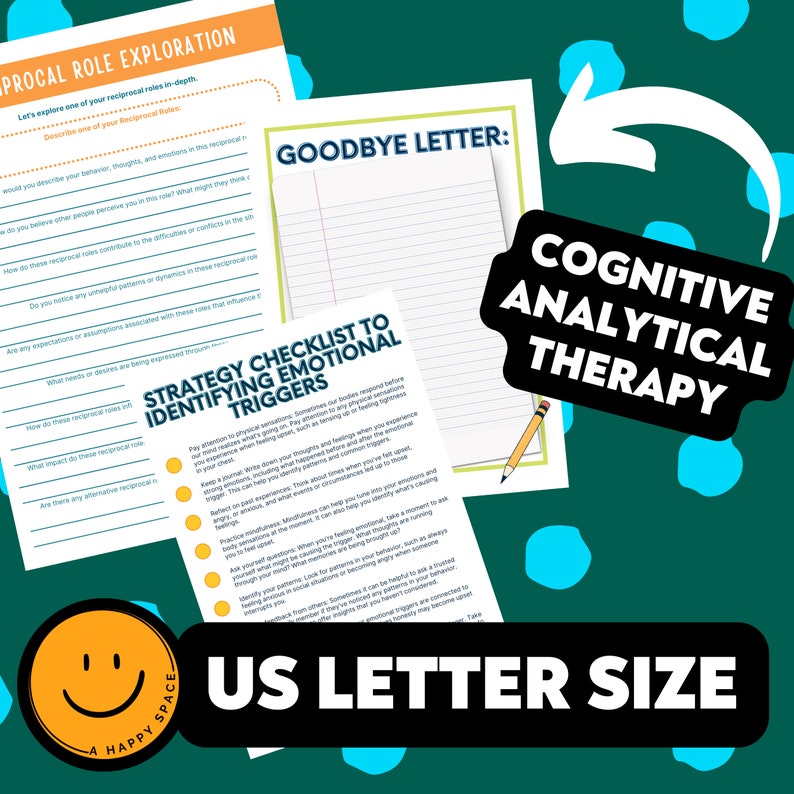 Cognitive Analytic Therapy CAT Worksheets Brief Therapy Attachment ...