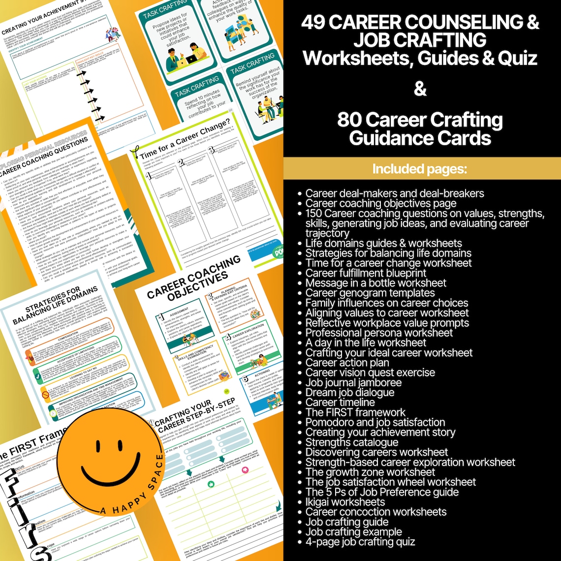Career Coaching Toolkit Guidance Counseling Techniques Job Crafting ...