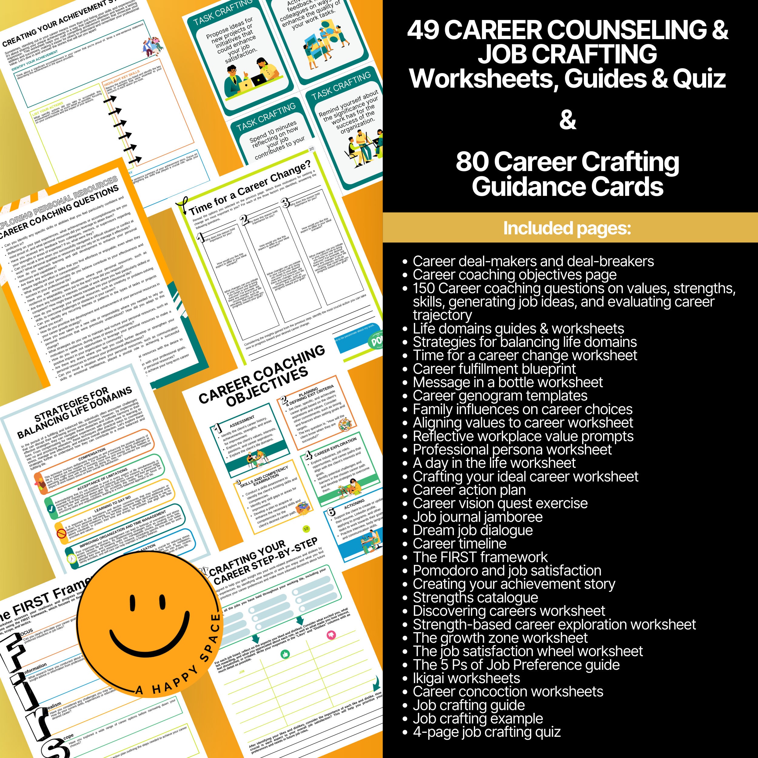 Career Coaching Toolkit Guidance Counseling Techniques Job Crafting ...