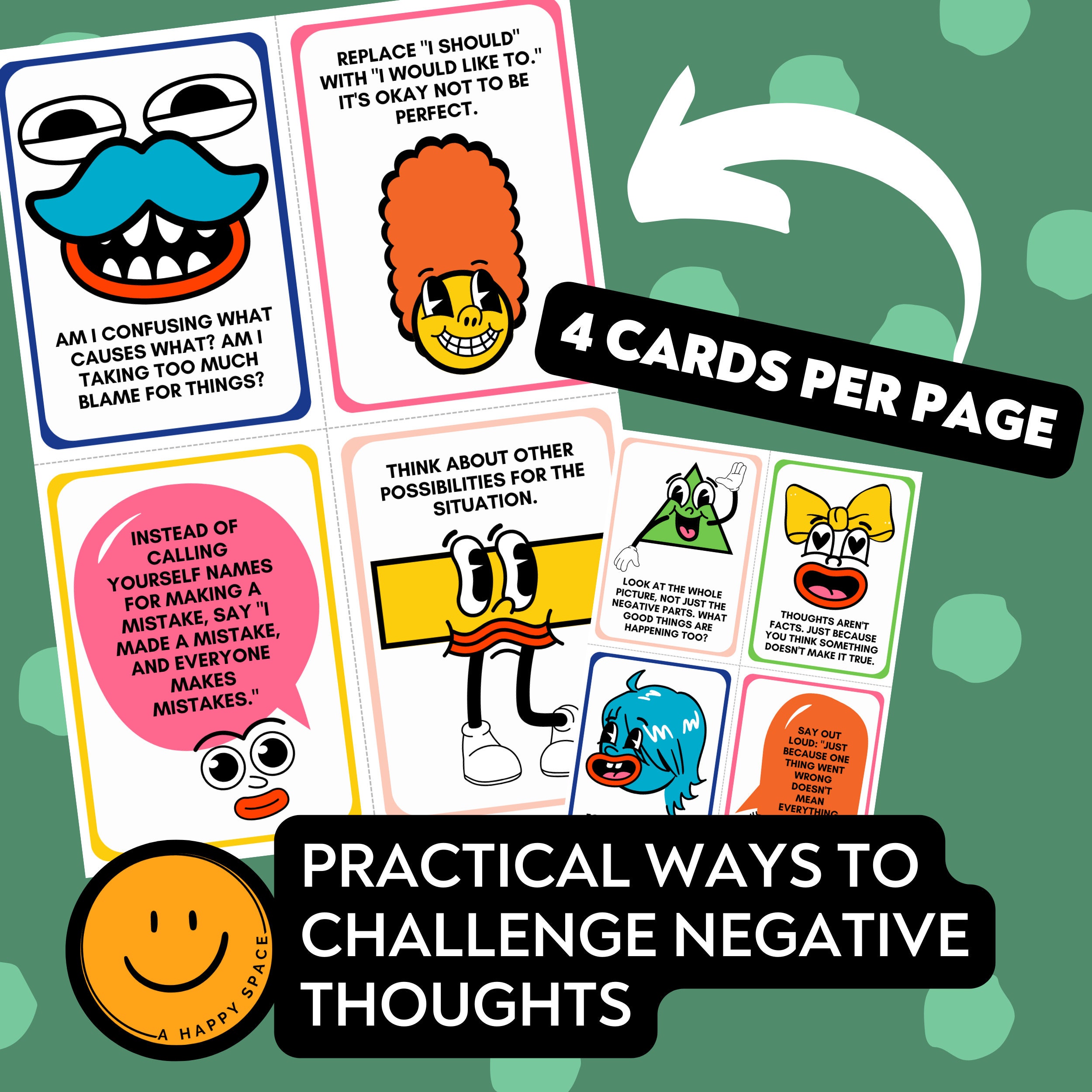 Practical Ways Challenge Negative Thoughts Thinking Styles Cognitive ...