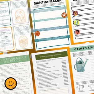Therapist Starter Resource Bundle Tools Worksheets Cards Therapy ...