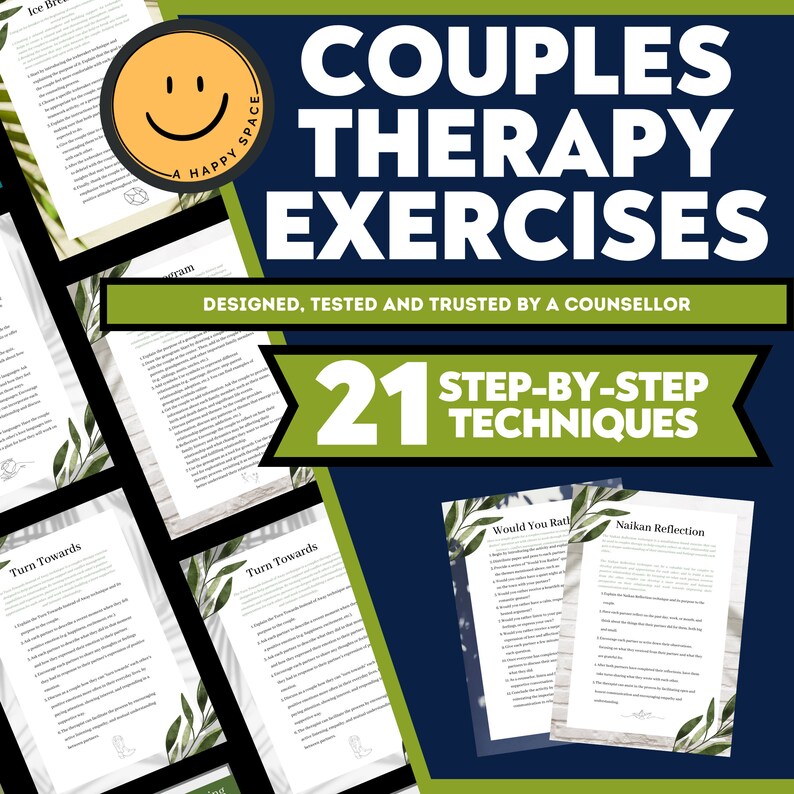 Couples Therapy Resource Bundle for Therapist Relationship Counseling ...