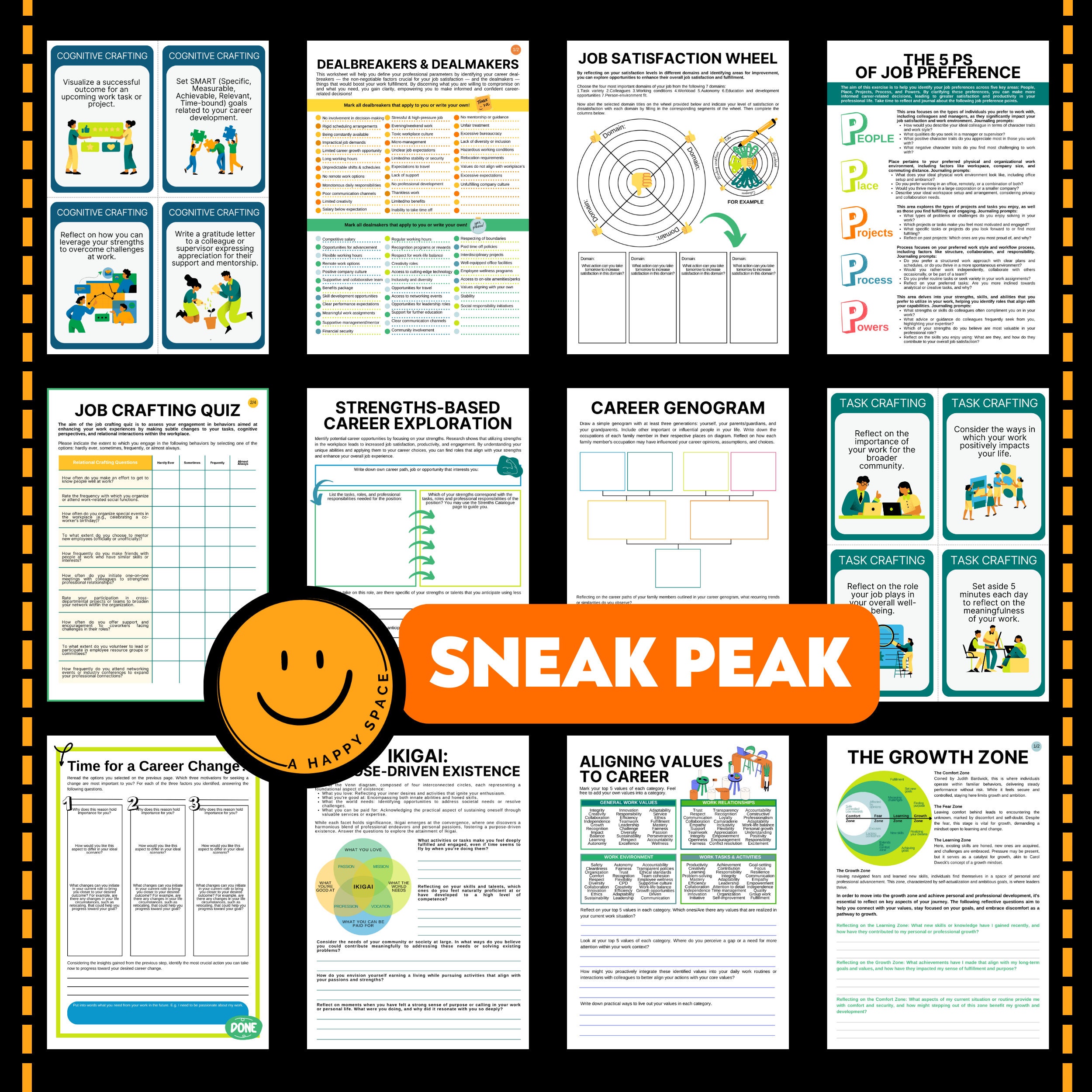 Career Coaching Toolkit Guidance Counseling Techniques Job Crafting ...