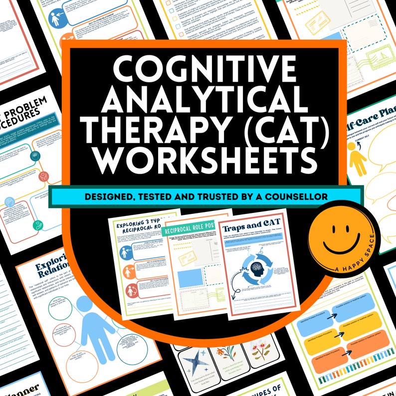 Cognitive Analytic Therapy CAT Resource Bundle Worksheets Cheat Sheets ...