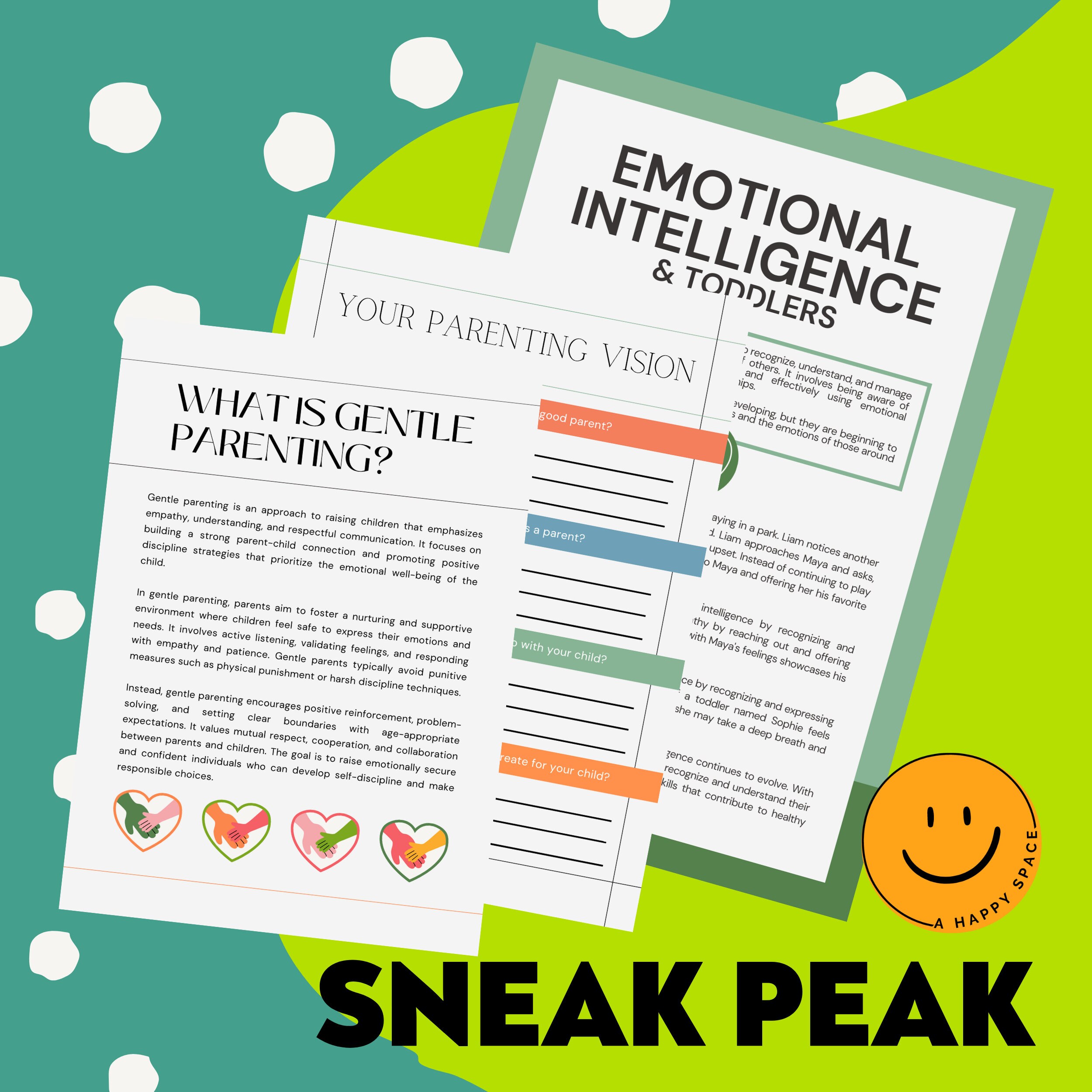 Gentle Parenting Resource Attachment Workbook Positive Discipline ...