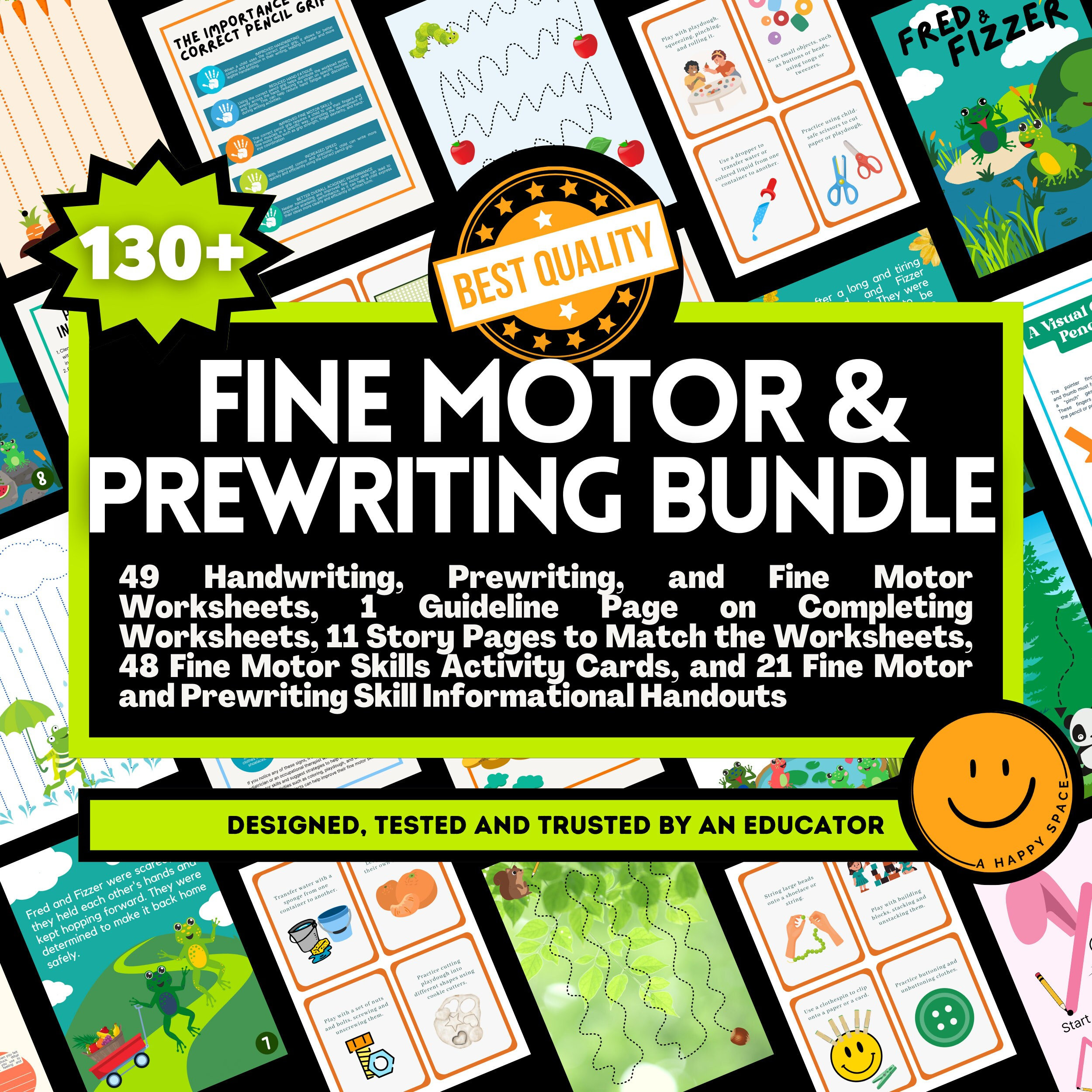 Prewriting Worksheets Fine Motor Skills Child Development Resource ...