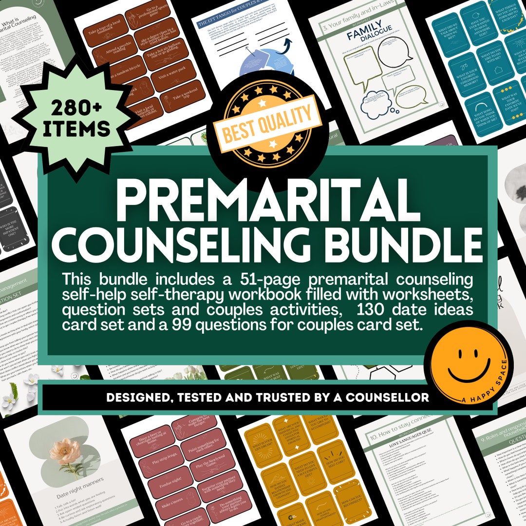 Self-help Premarital Counseling Bundle, Premarital Counseling Bundle ...