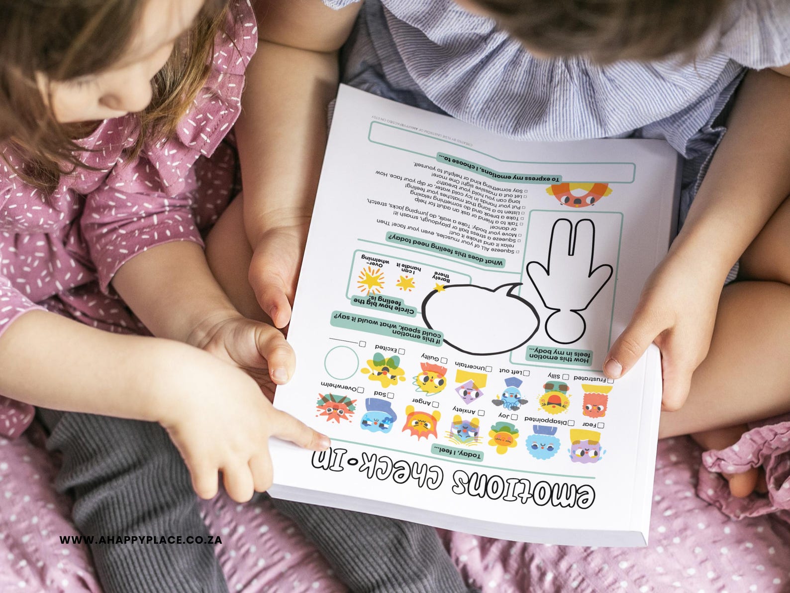 Feelings Check-in Worksheet for Kids, Emotions Printable PDF, Emotional ...