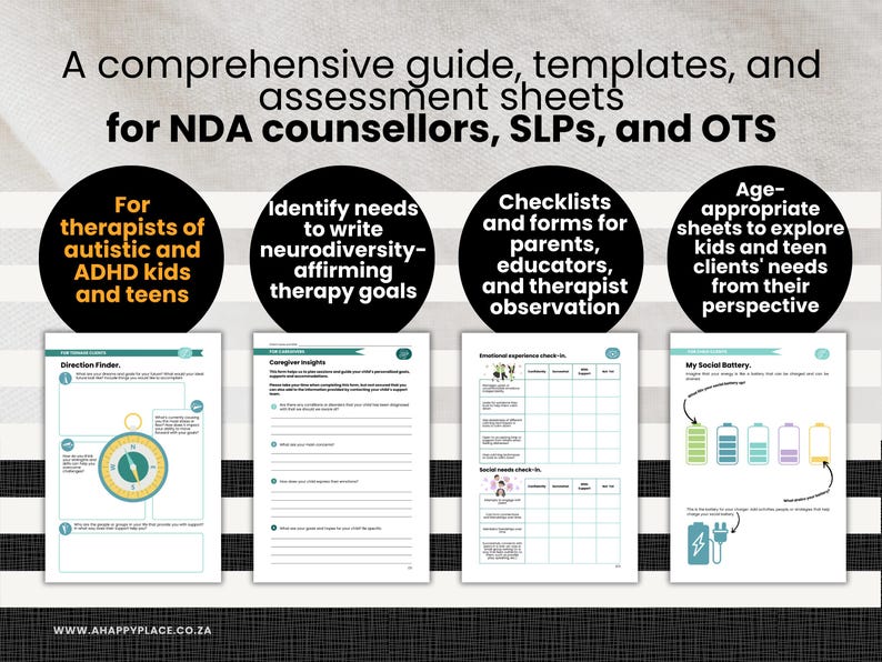 SEL Assessment PDF, How to Write Neurodiversity Affirming Therapy Goals ...