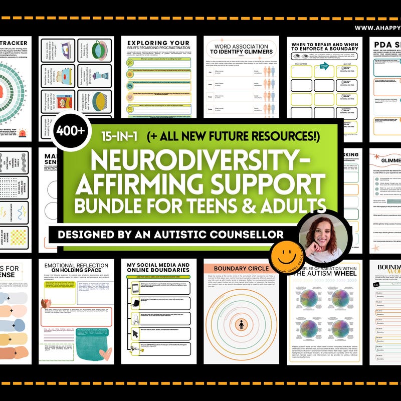 Autism Masking Worksheets - Etsy