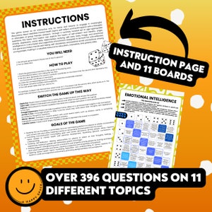 School Counseling Dice Game Teens Tweens Group Therapy Coping Skill ...