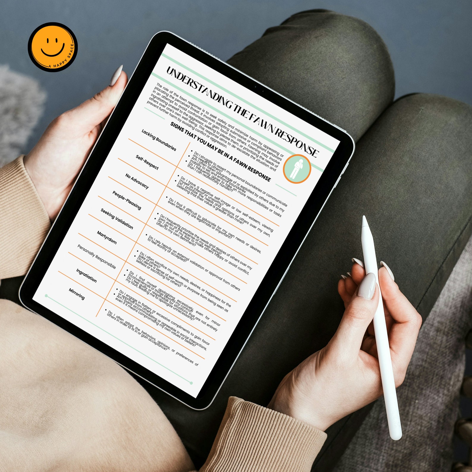 7 Types Signs Fight Flight Freeze Fawn Trauma Response Worksheets ...