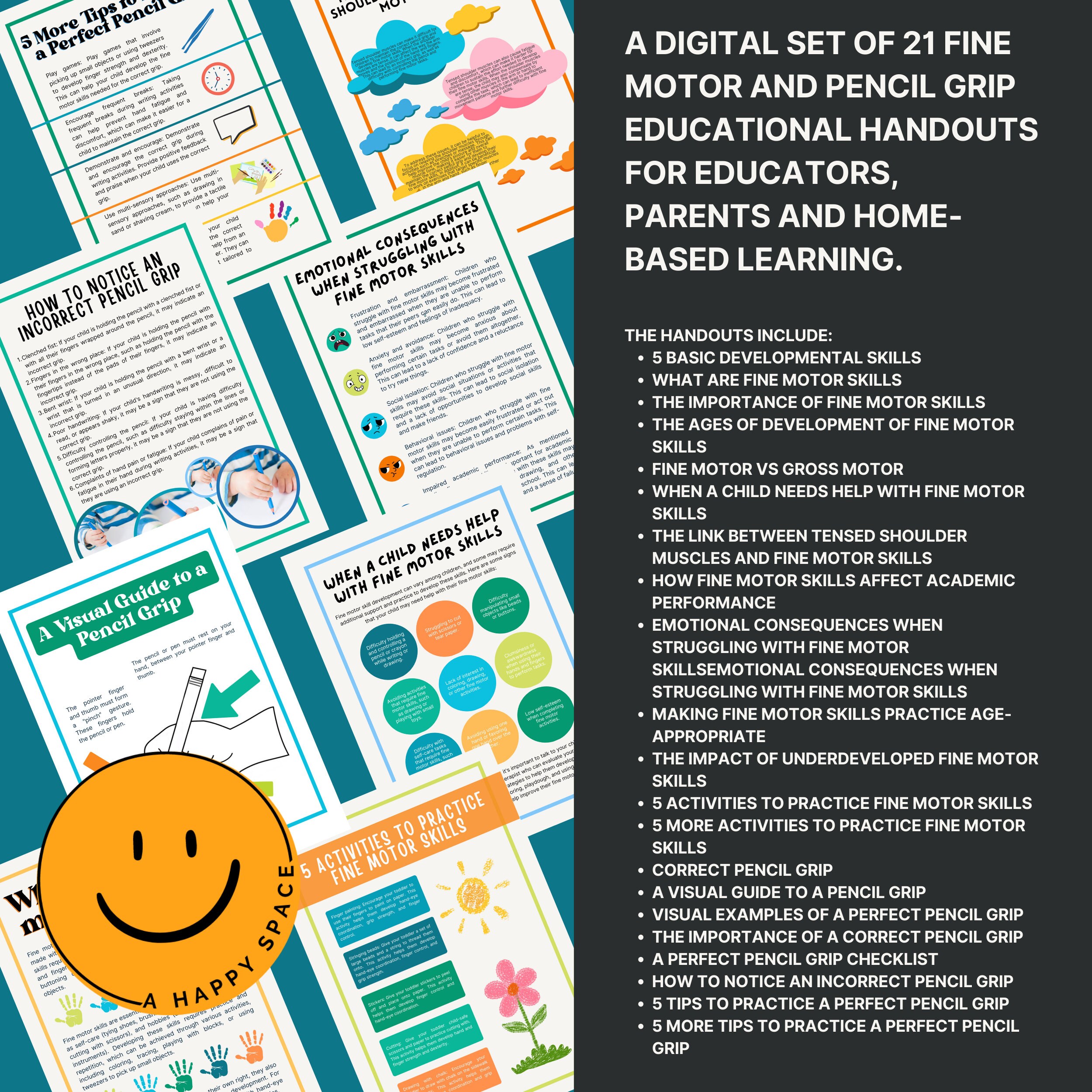 Prewriting Worksheets Fine Motor Skills Child Development Resource ...