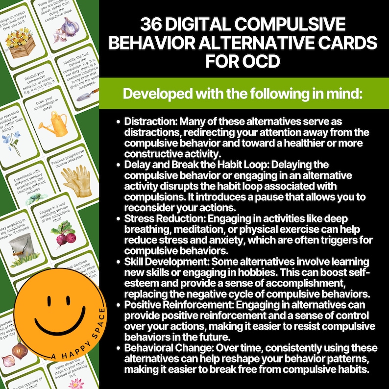 Obsessive Compulsive Disorder OCD Ritual Alternative Anxiety Habit Loop ...