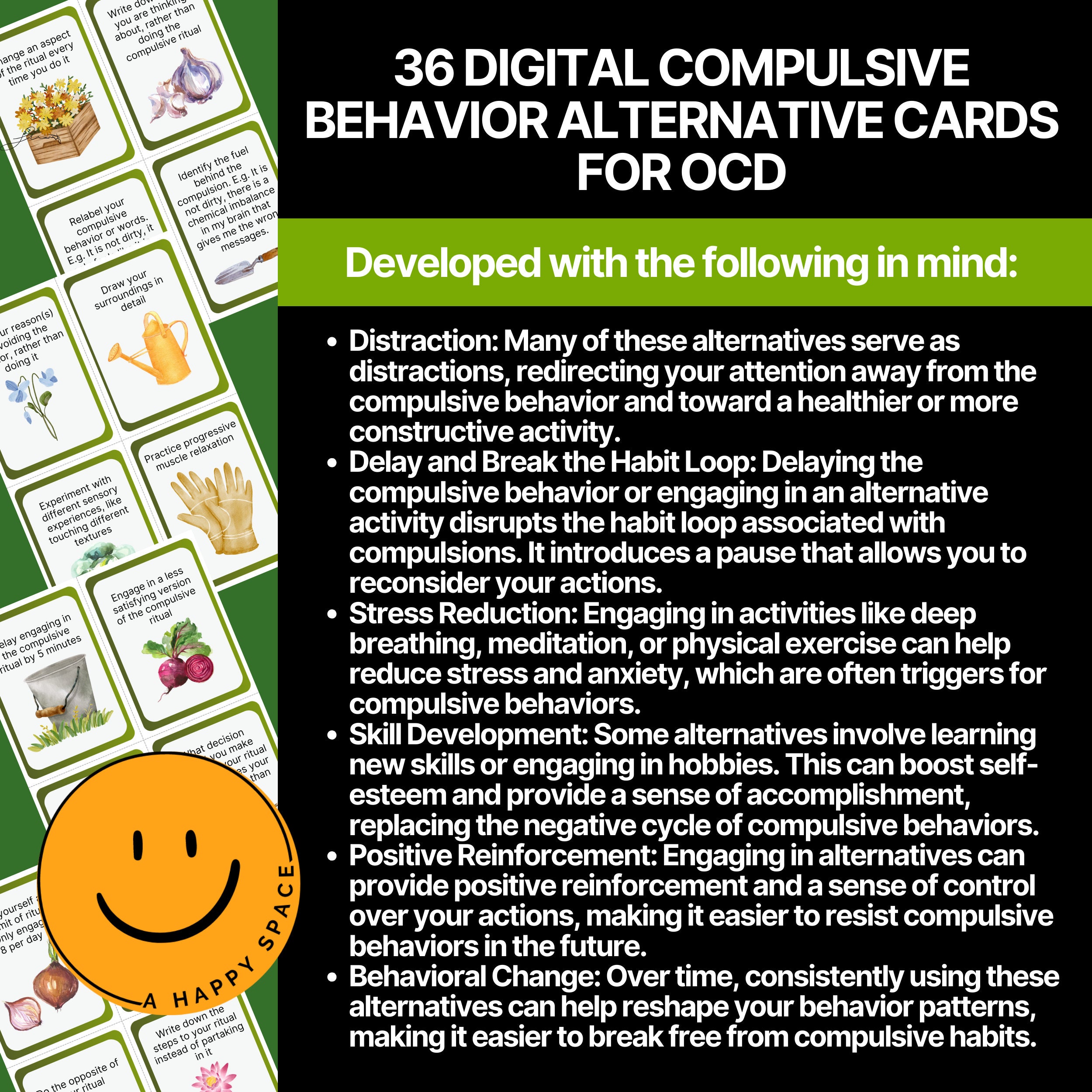 Obsessive Compulsive Disorder OCD Ritual Alternative Anxiety Habit Loop ...