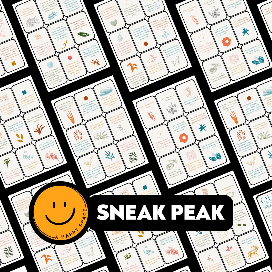 Internal Family Systems IFS Parts Work Journal Prompts for Therapists ...