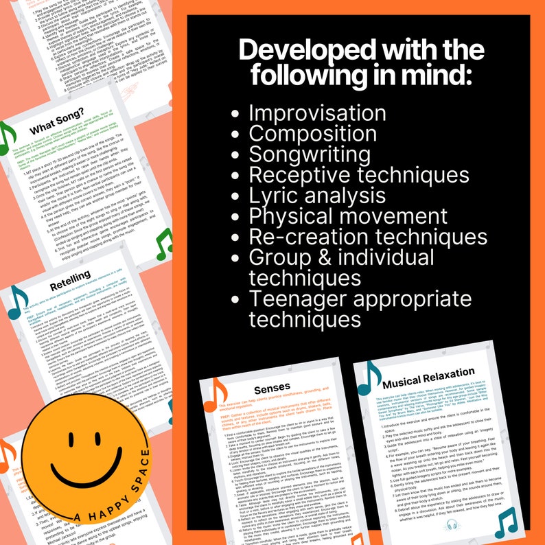 Music Therapy Techniques Session Ideas Creative Interventions ...