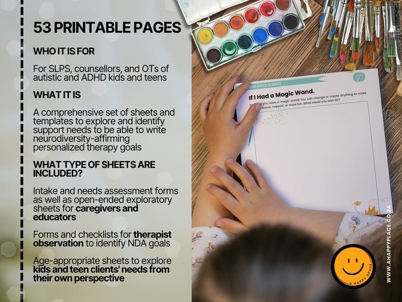 SEL Assessment PDF, How to Write Neurodiversity Affirming Therapy Goals ...