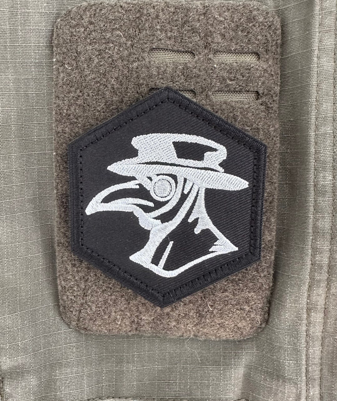 1x Patch plague Doctor, Velcro, Patch Outdoor Morale Tactical Plague ...