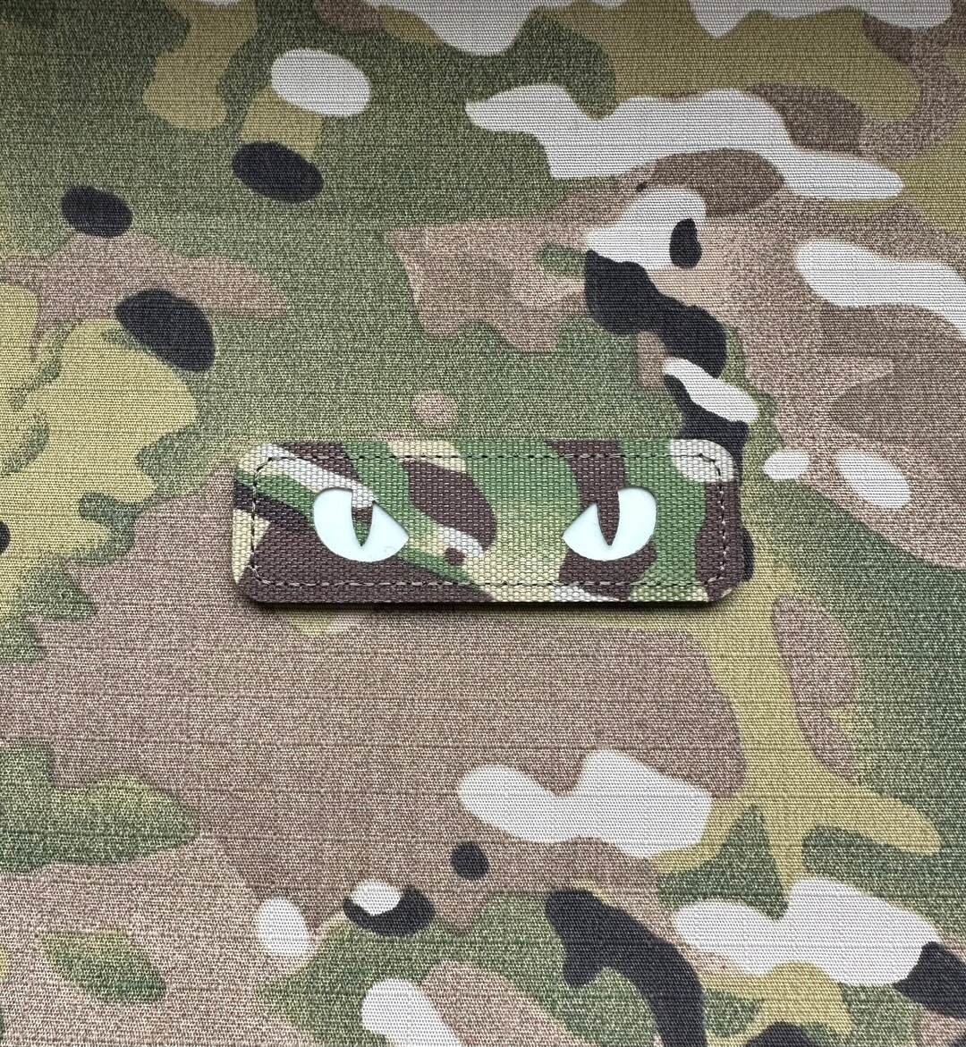 Patch "cat Eyes", Multicam, Velcro, Patch Outdoor Airsoft Morale Badge ...