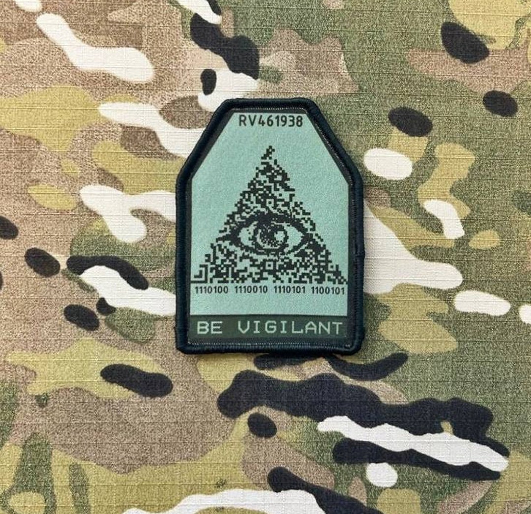 "be Vigilant" Patch Badge With Velcro, Ukraine Patch, Morale, Tactical ...