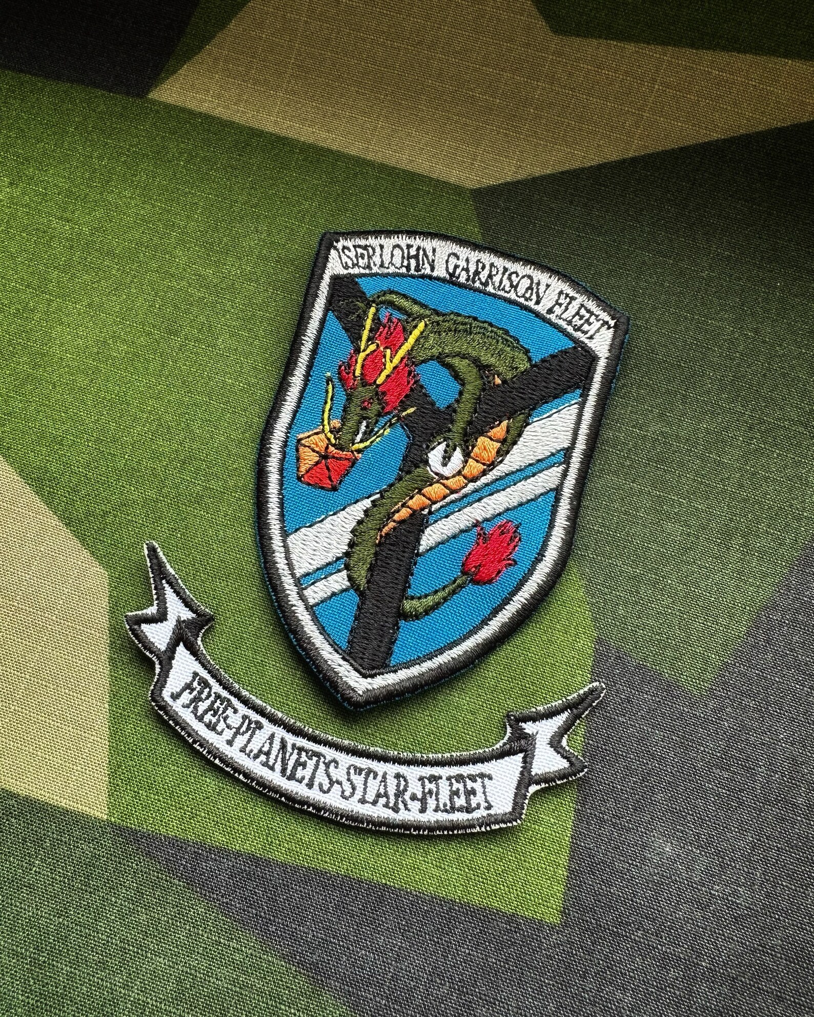 Free Planets Star Fleet - Iserlohn Garrison Fortress Patch, Patch ...