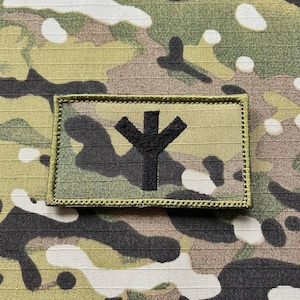 Patch algiz Rune in Multicam Black, Morale Badge With Velcro Fastener ...