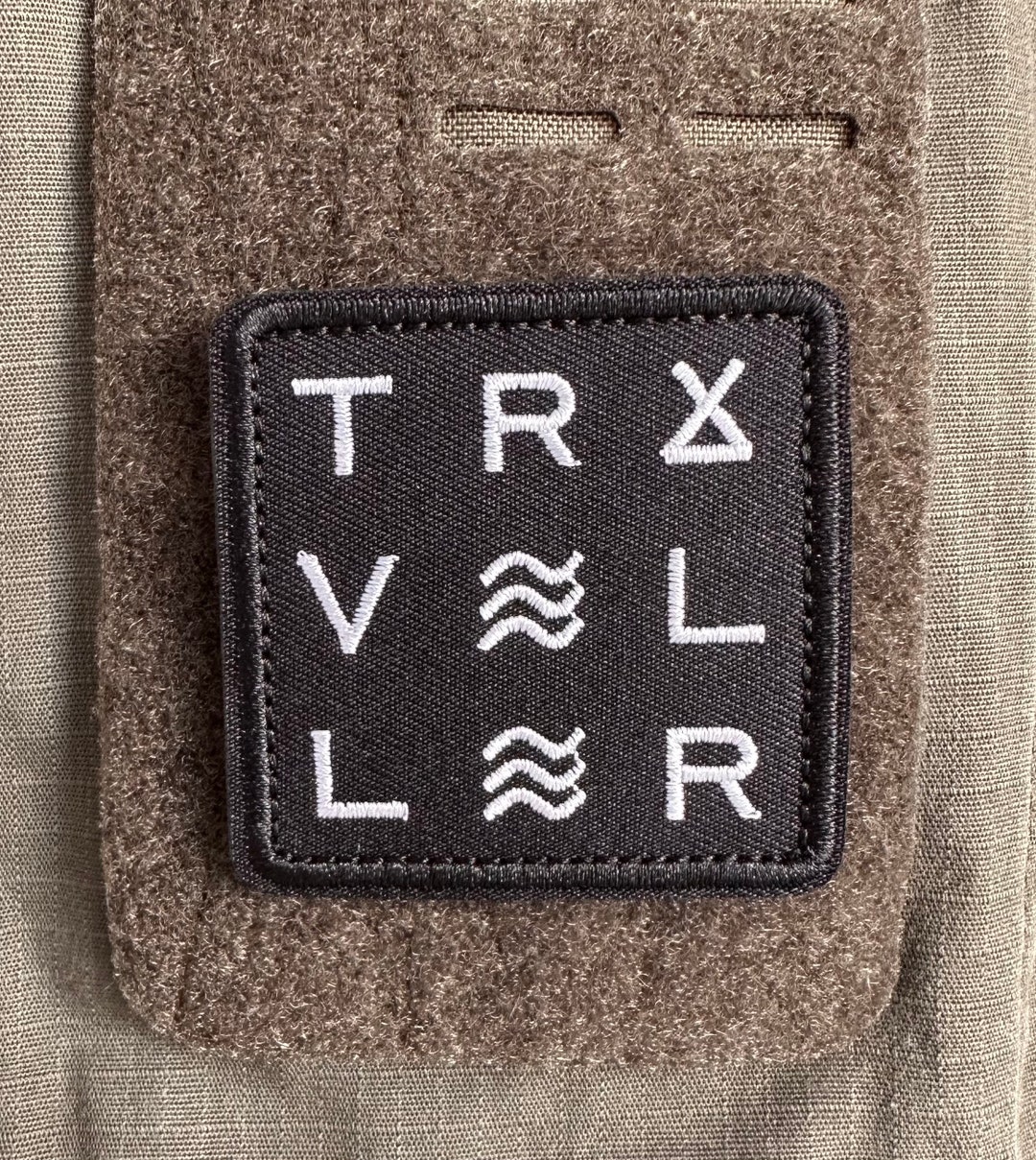 1x “traveller” Patch With Velcro Fastener; Hiker, Travel Mountains ...